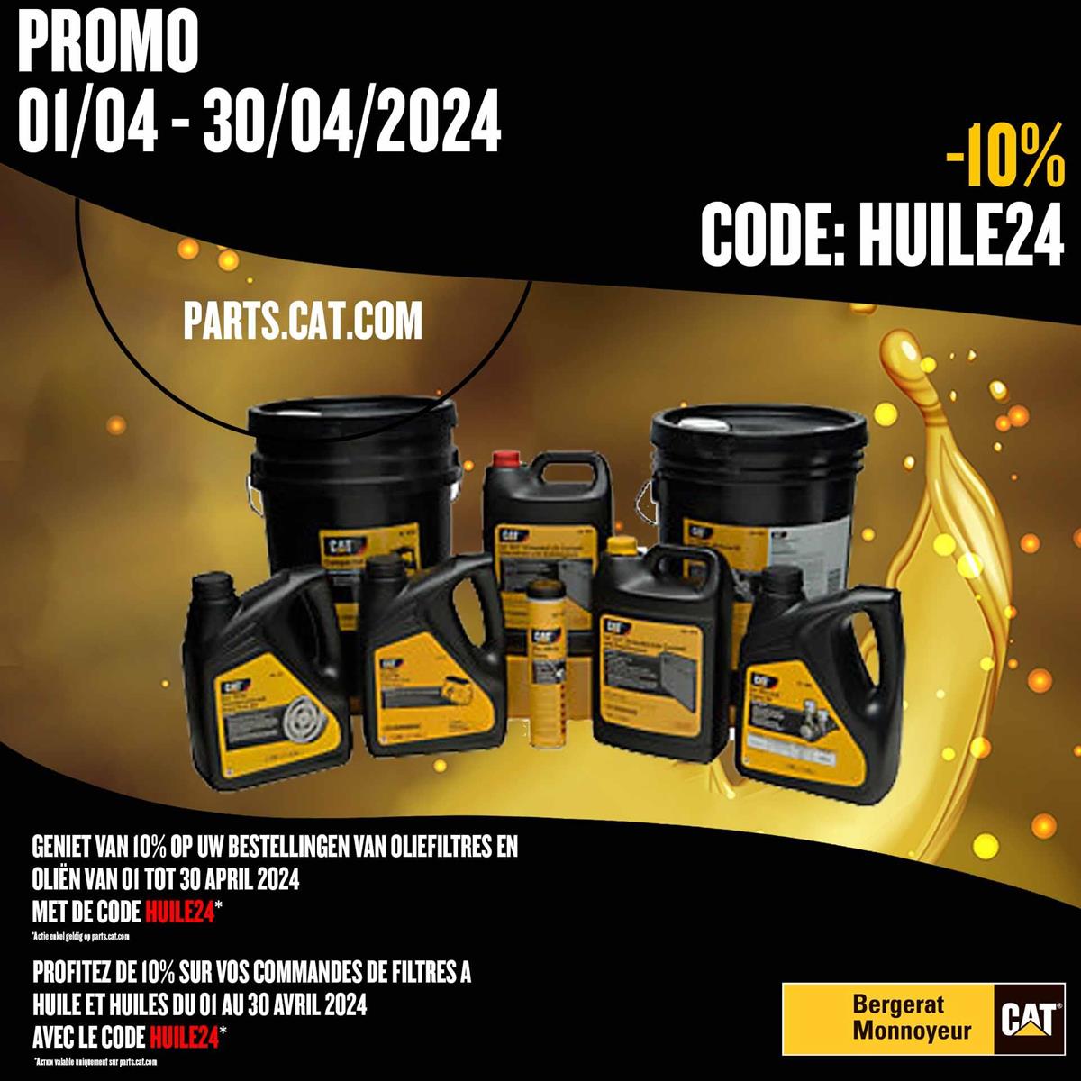 Action du Mois - GPW Equipment - Machines CAT® - Vente & Location Belgique